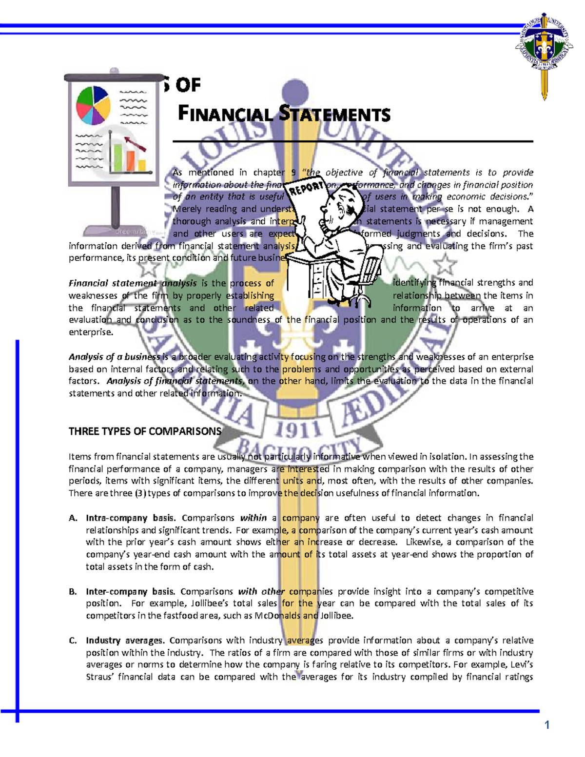 PDF document - Module. 3 - ANALYSIS OF FINANCIAL STATEMENTS As ...