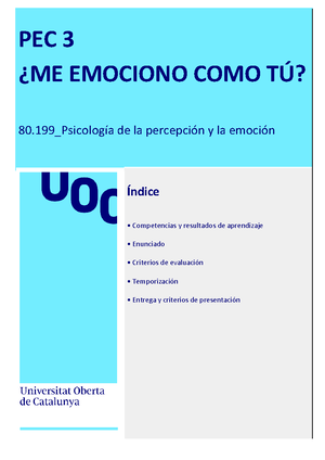 Plantilla PEC1 completa - PEC 1 Interpretar el mundo 80_Psicología de la percepción y la emoción ...