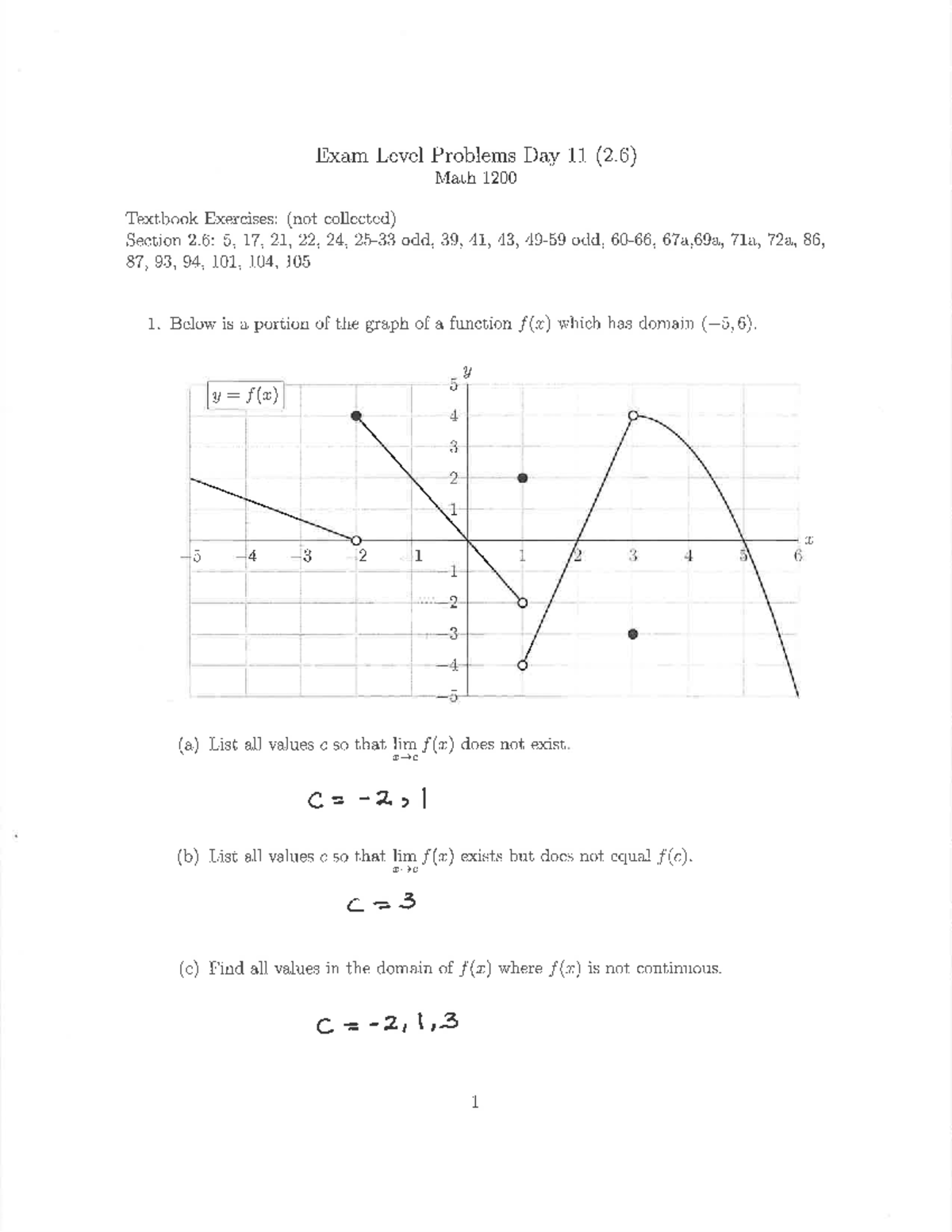 ELP11 Solution - MATH1200 - Studocu