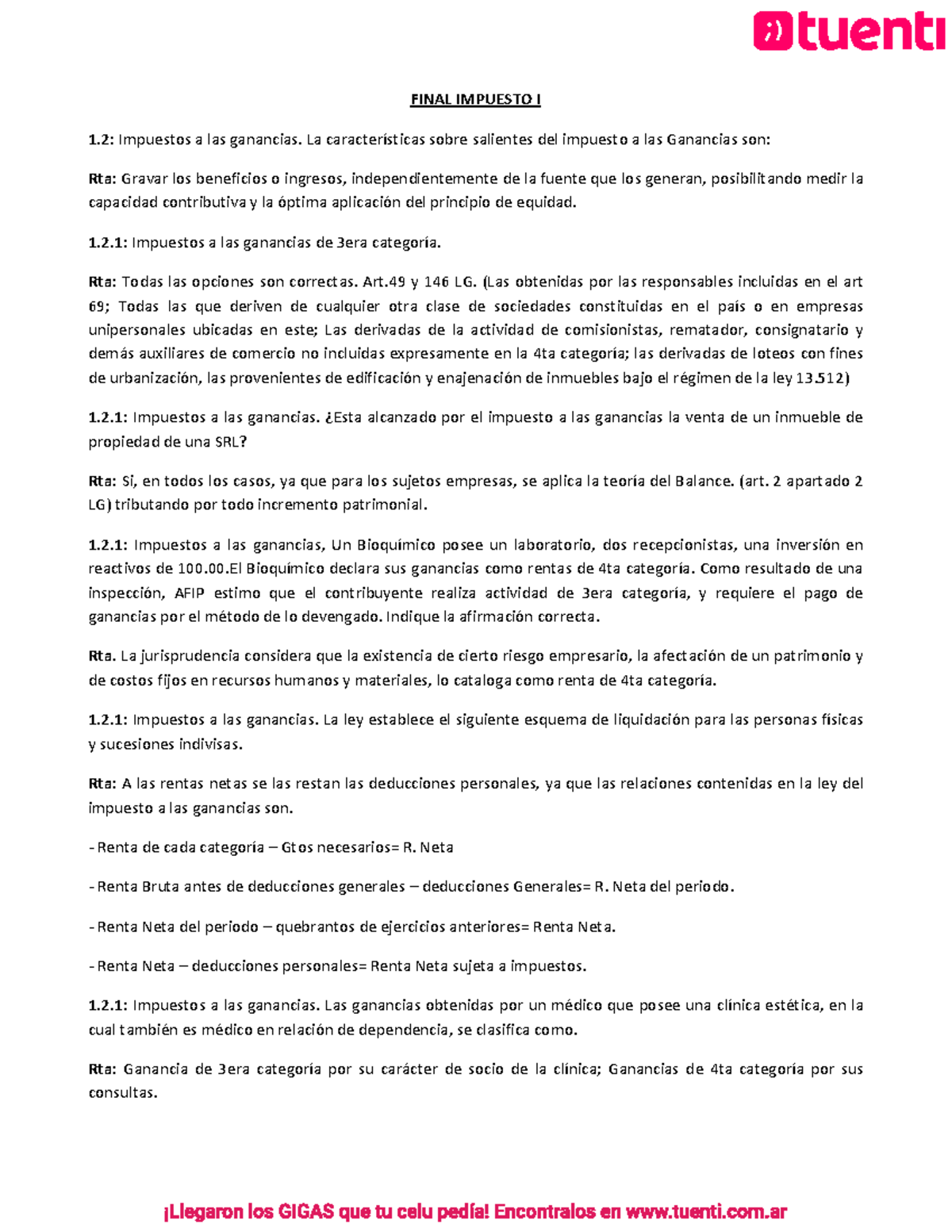 Final 18 Enero 2019, preguntas y respuestas - Warning: TT: undefined function: 32 Warning: TT ...