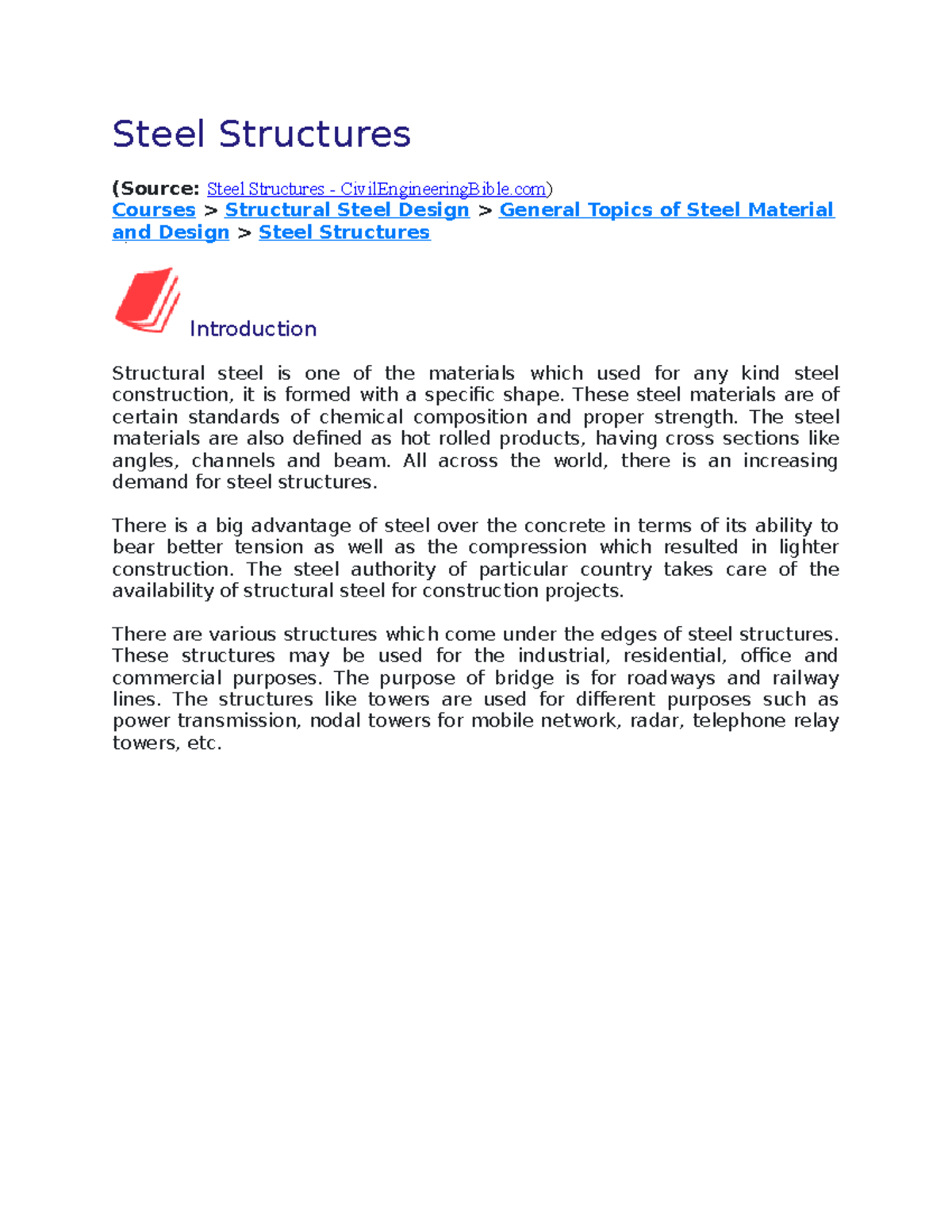 Steel Structures - none - Steel Structures (Source: Steel Structures ...