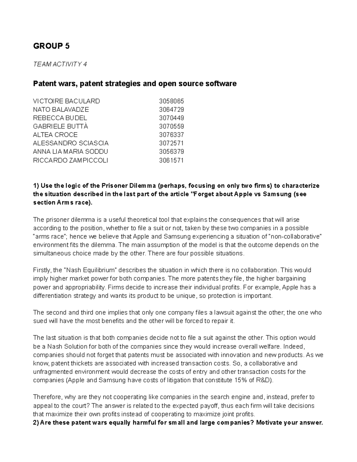 Patent wars, patent strategies and open source software - The prisoner ...