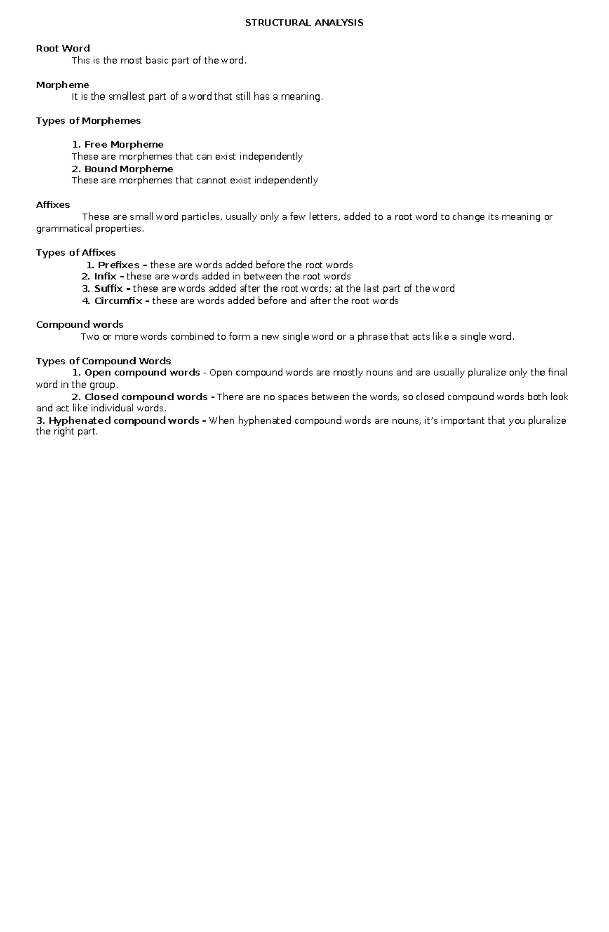 Structural Analysis - These are lecture notes. - STRUCTURAL ANALYSIS ...
