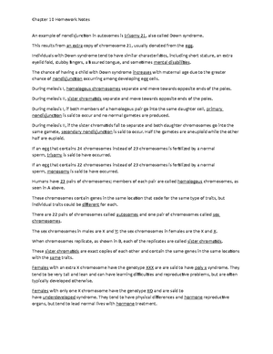 Chap 9 homework - Chapter 9 Homework Notes Of the three major cell ...