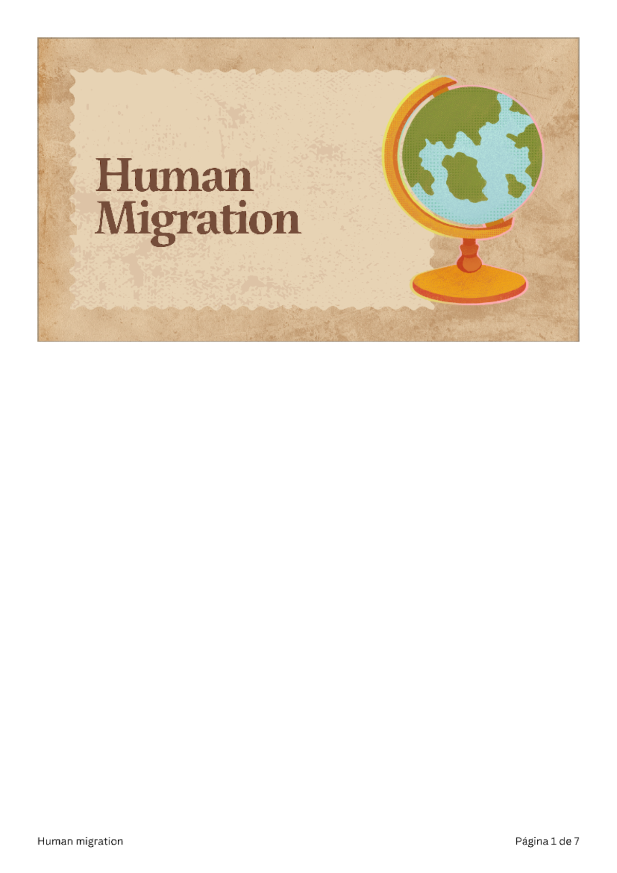 Human migration - Intermedio 11 - Studocu