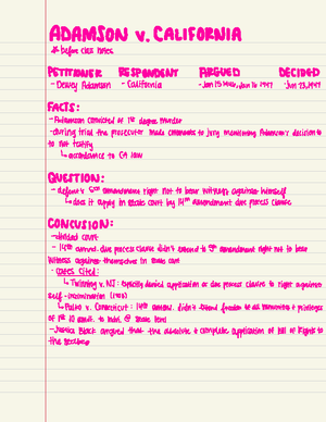 PSC EXAM 1 SI Notes - PSC EXAM 1 SI WEEK Class: PSC 1387 8. What is the ...