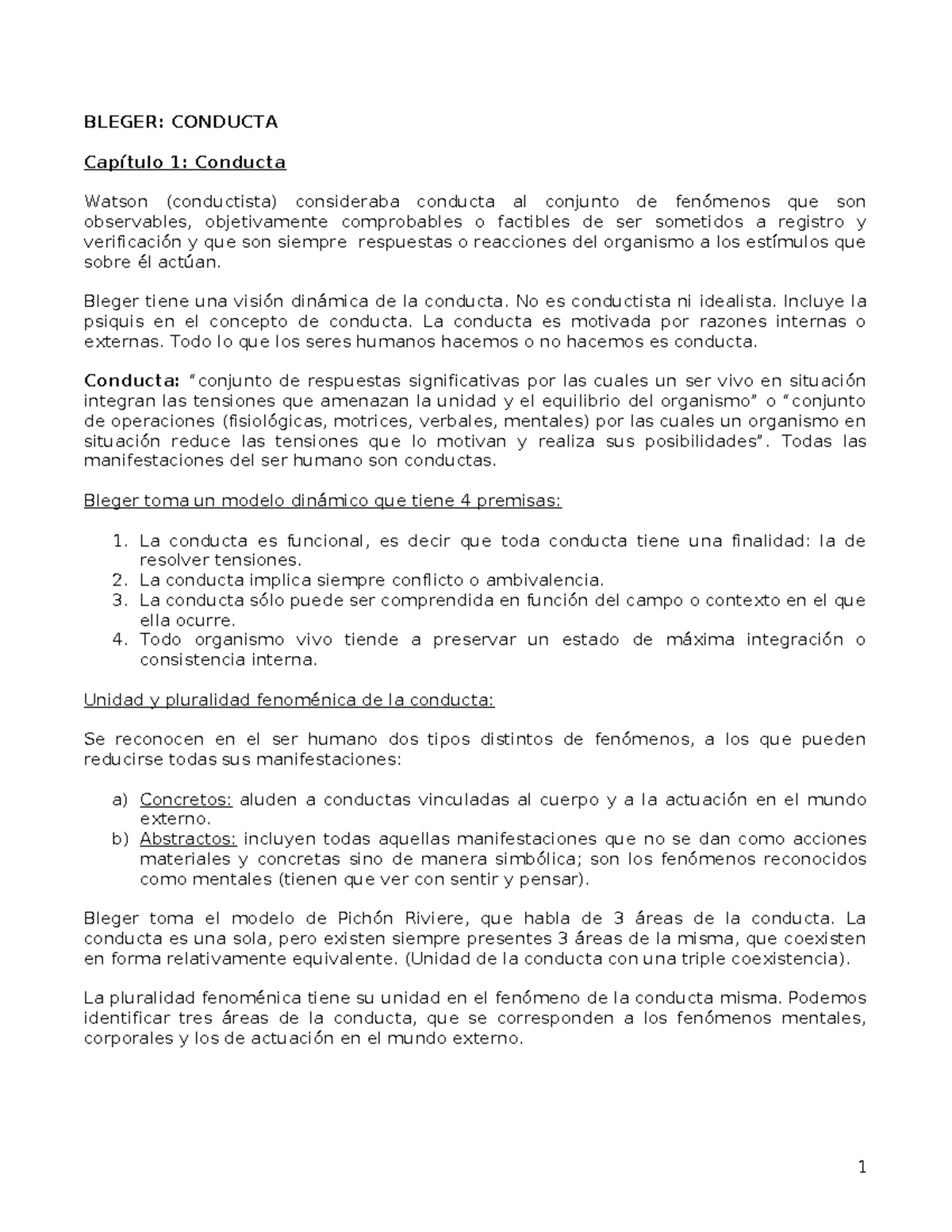 Bleger Daiana Tablate - Resumen Psicología del Trabajo - BLEGER ...