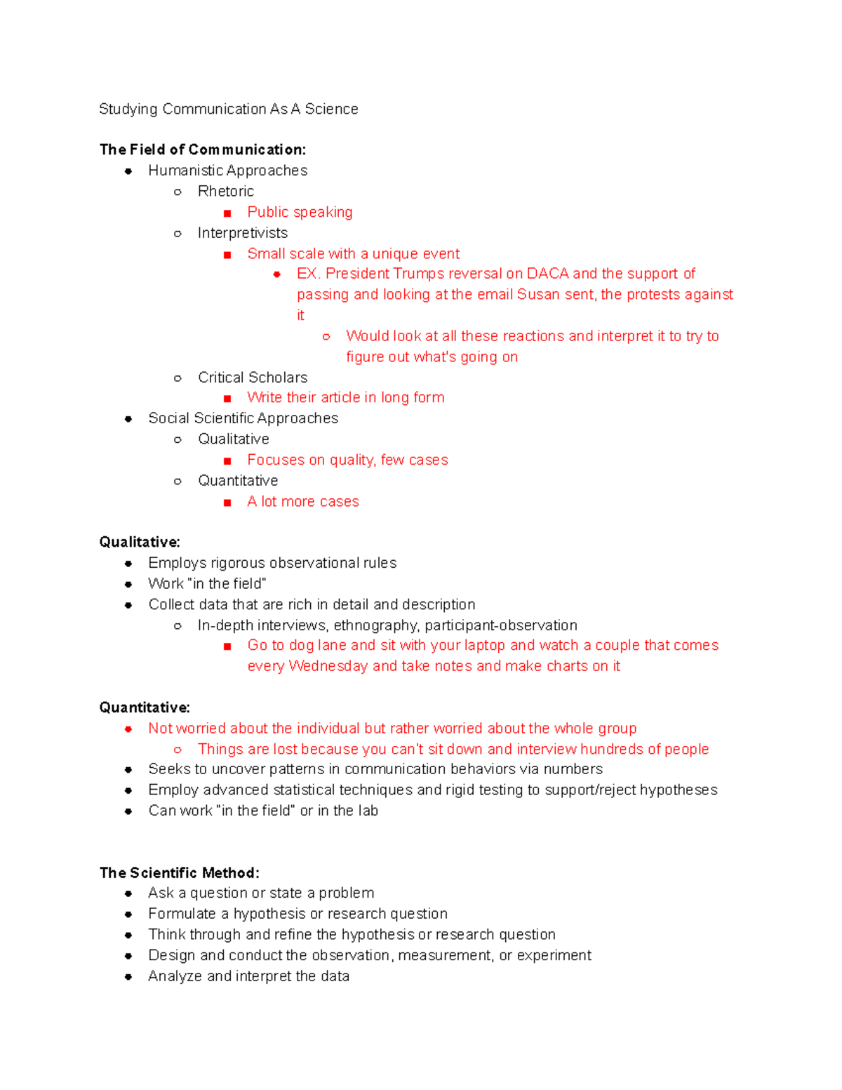Ch 2 Communication as a Science - Studying Communication As A Science ...