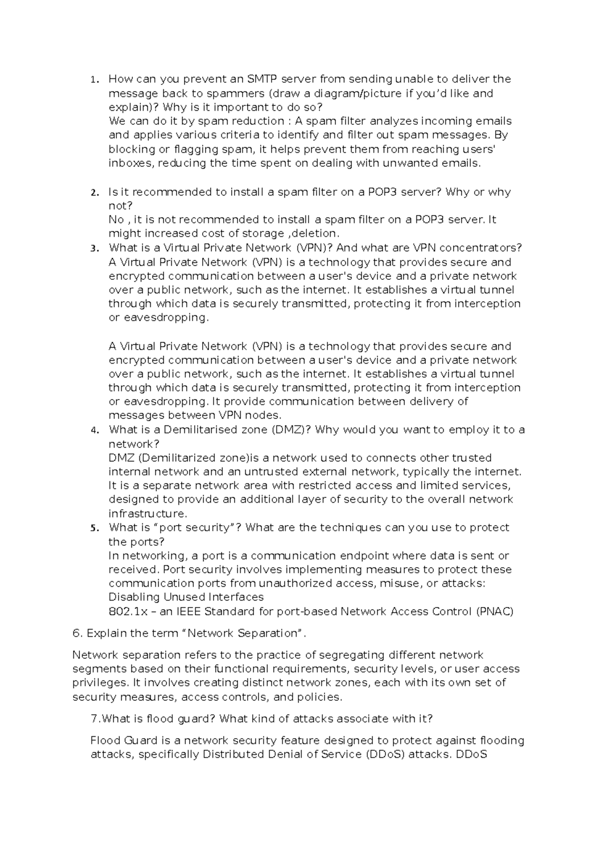 NS SA Week 2 - NETWORK SECURITY - CP3404 - JCU - Studocu