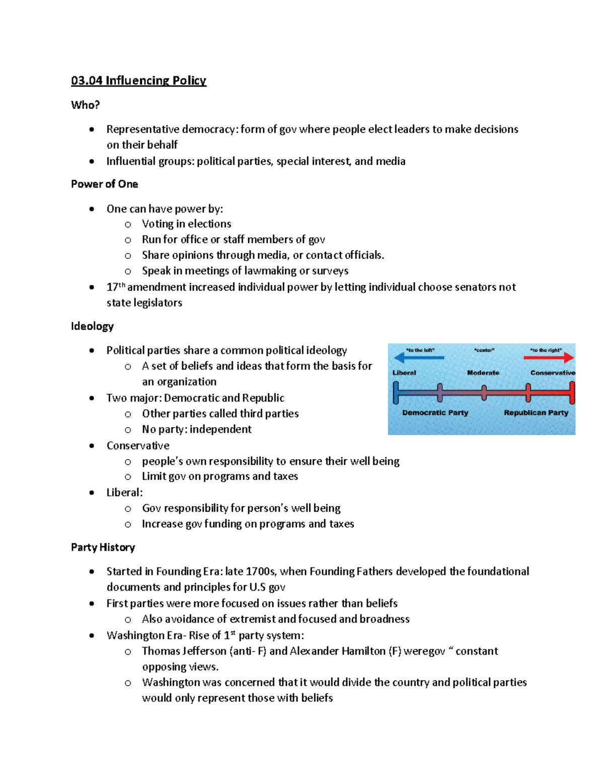 Influcing Policy U.S Gov - 03 Influencing Policy Who? Representative ...
