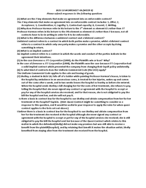 BUSI 11 Concept Exercise #4 Dialing For Dollars - Consider the email ...