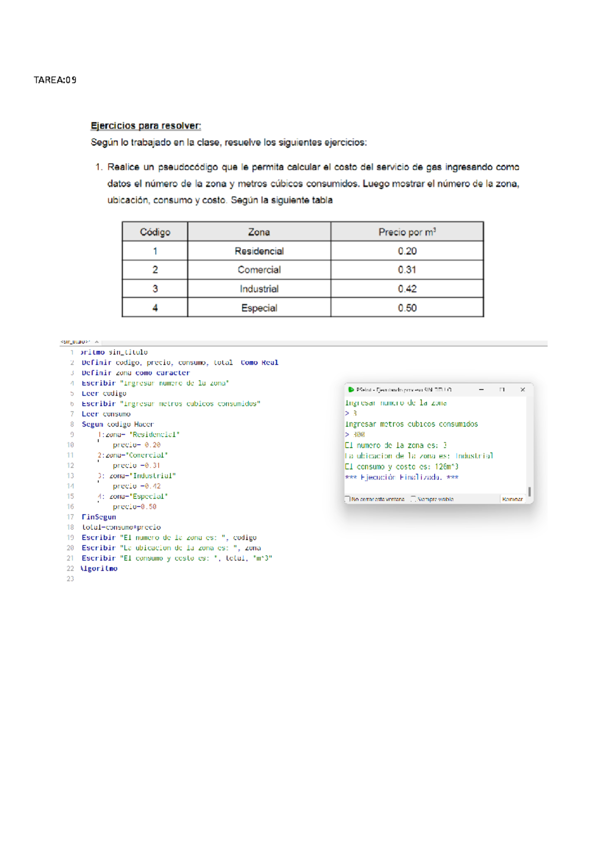 Tarea 09 - Principios de algoritmos - TAREA: - Studocu