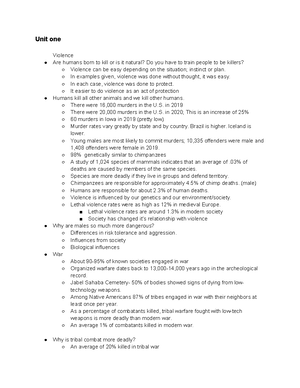 Military Psychology lecture notes - Military stressors and PTSD ...