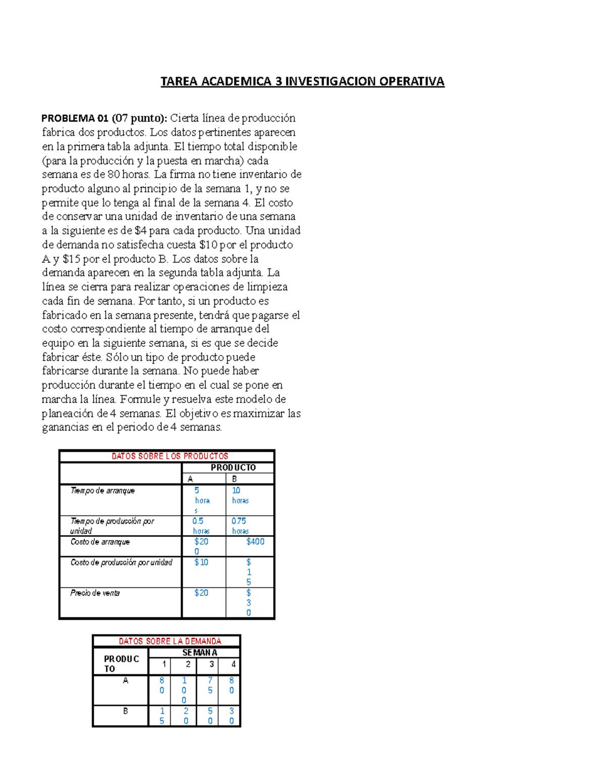 Tarea Academica 3 - qweqe - TAREA ACADEMICA 3 INVESTIGACION OPERATIVA ...