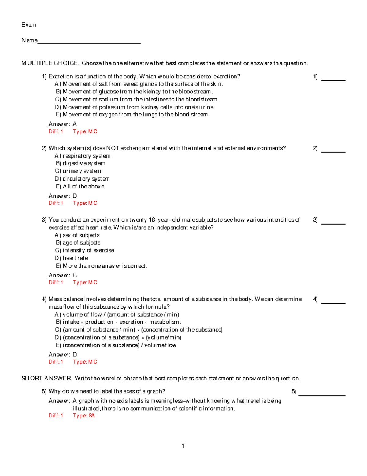 9780134701523 Test Bank ch1 - Exam Name ...