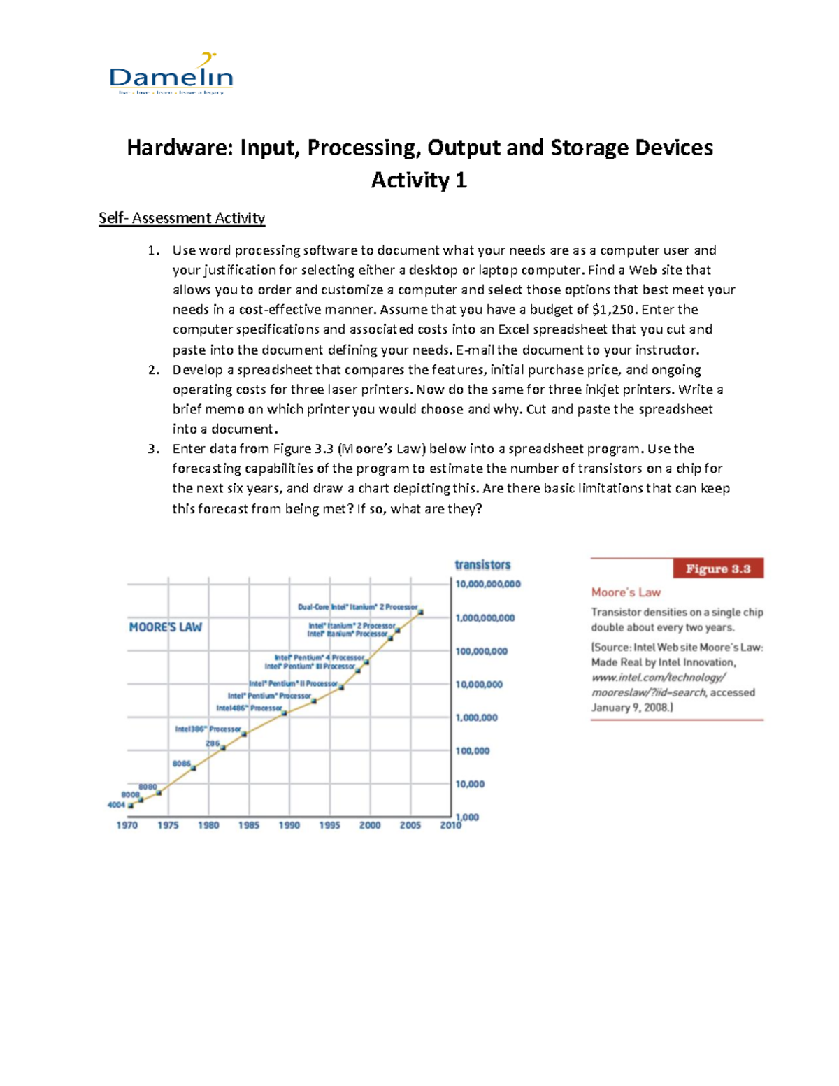 Week 6 Hardware Activity AR - Hardware: Input, Processing, Output and ...