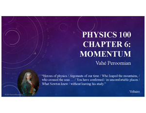 Physics 100 Chapter 10 - 2021 - PHYSICS 100 CHAPTER 10: PROJECTILE AND ...