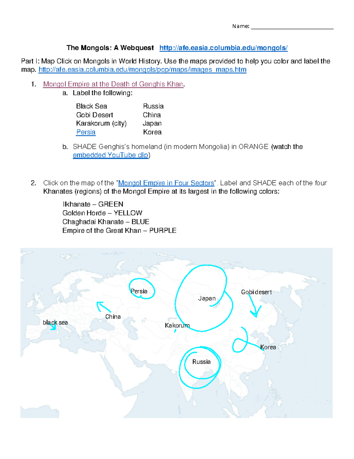 Kami Export - Juliana Johnson - The Mongols in Asia Webquest (2022 ...
