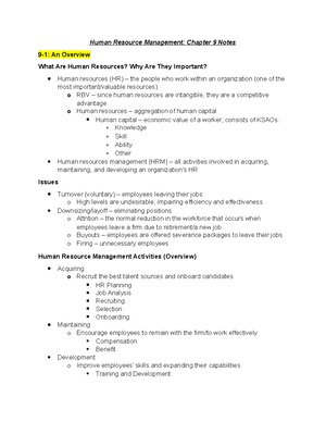 SEVI 2053 Chapter 7 Notes - Creating a Flexible Organization: Chapter 7 ...