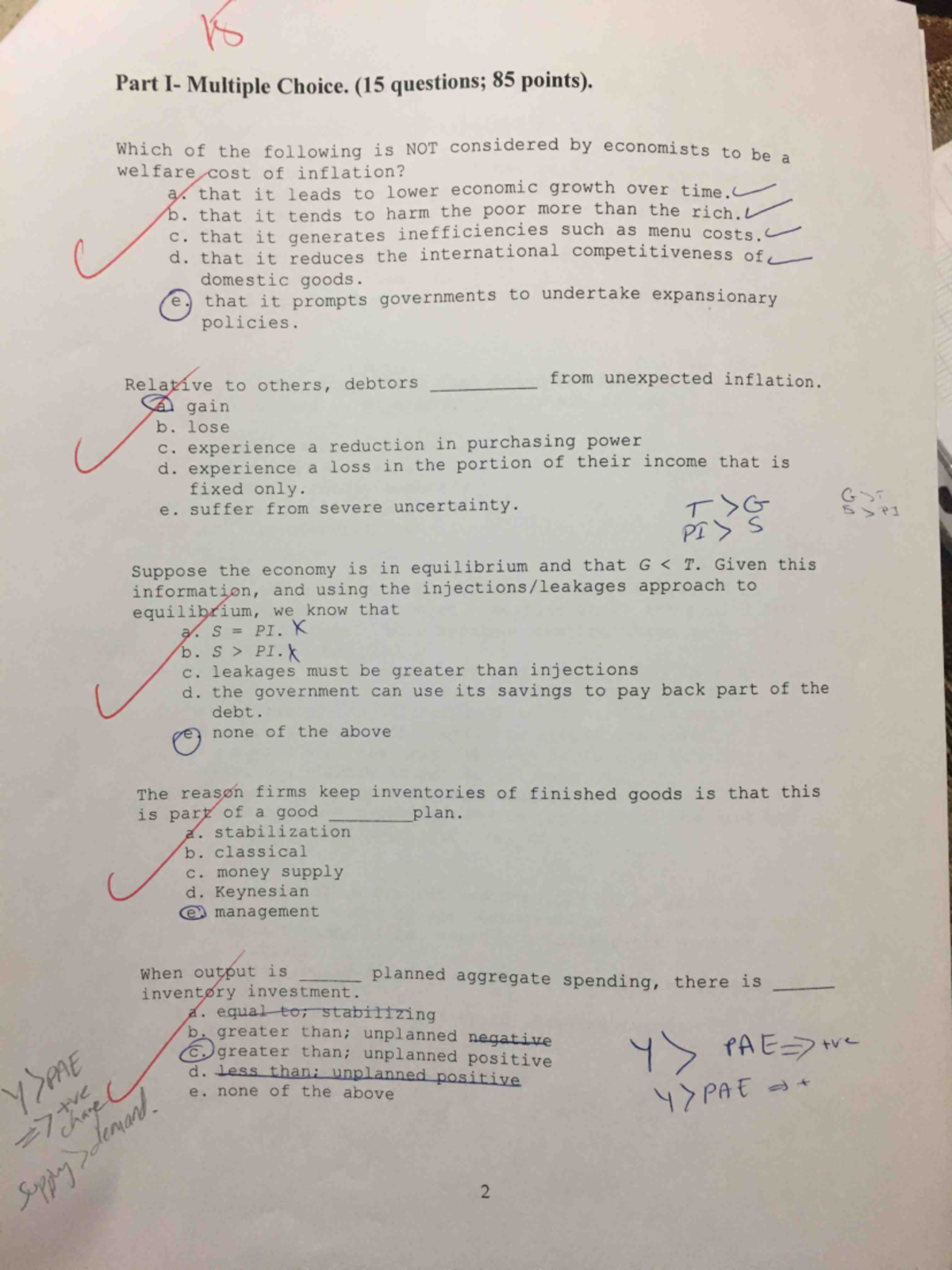 M - exam - macro economics - Studocu