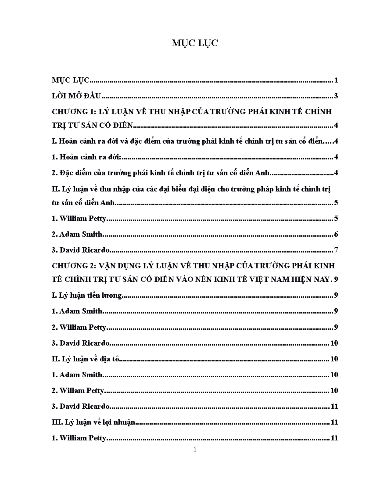 Lịch sử các HTKT bản chính thức - MỤC LỤC MỤC - Studocu