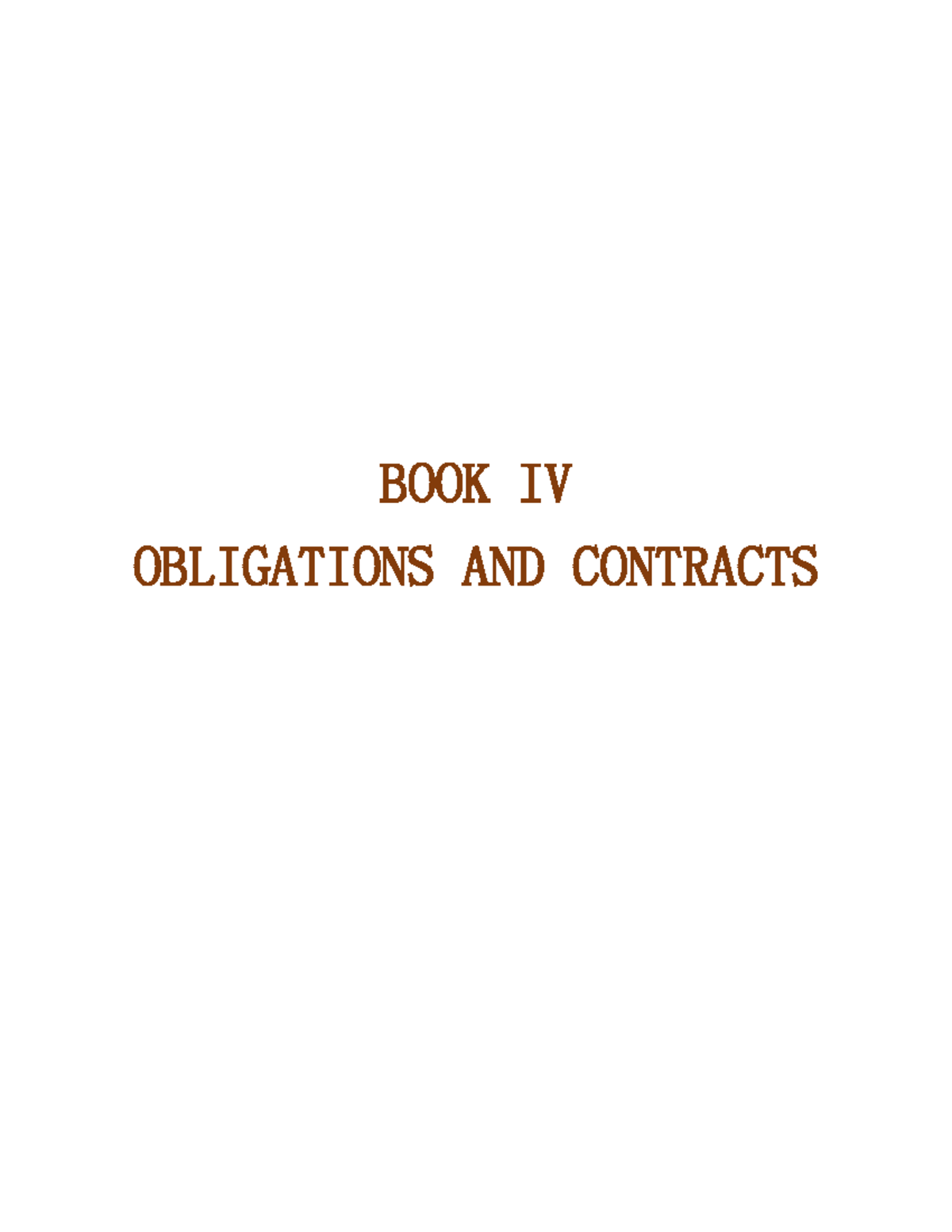 Oblicon - Natural Obligations - BOOK IV OBLIGATIONS AND CONTRACTS TITLE ...