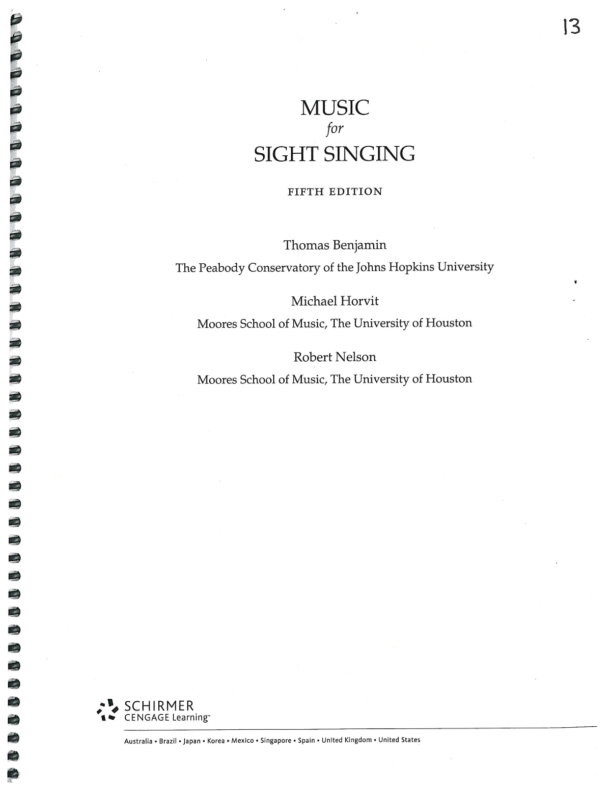 Music for Sight Signing - Music 140 - Studocu