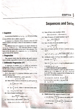 Relations and Functions - BSC Mathematics - Studocu