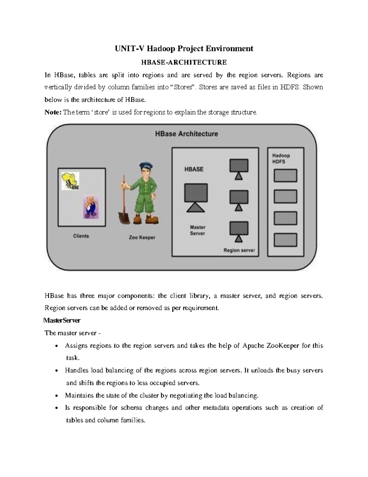 Hadoop Project Environment Notes - UNIT-V Hadoop Project Environment ...