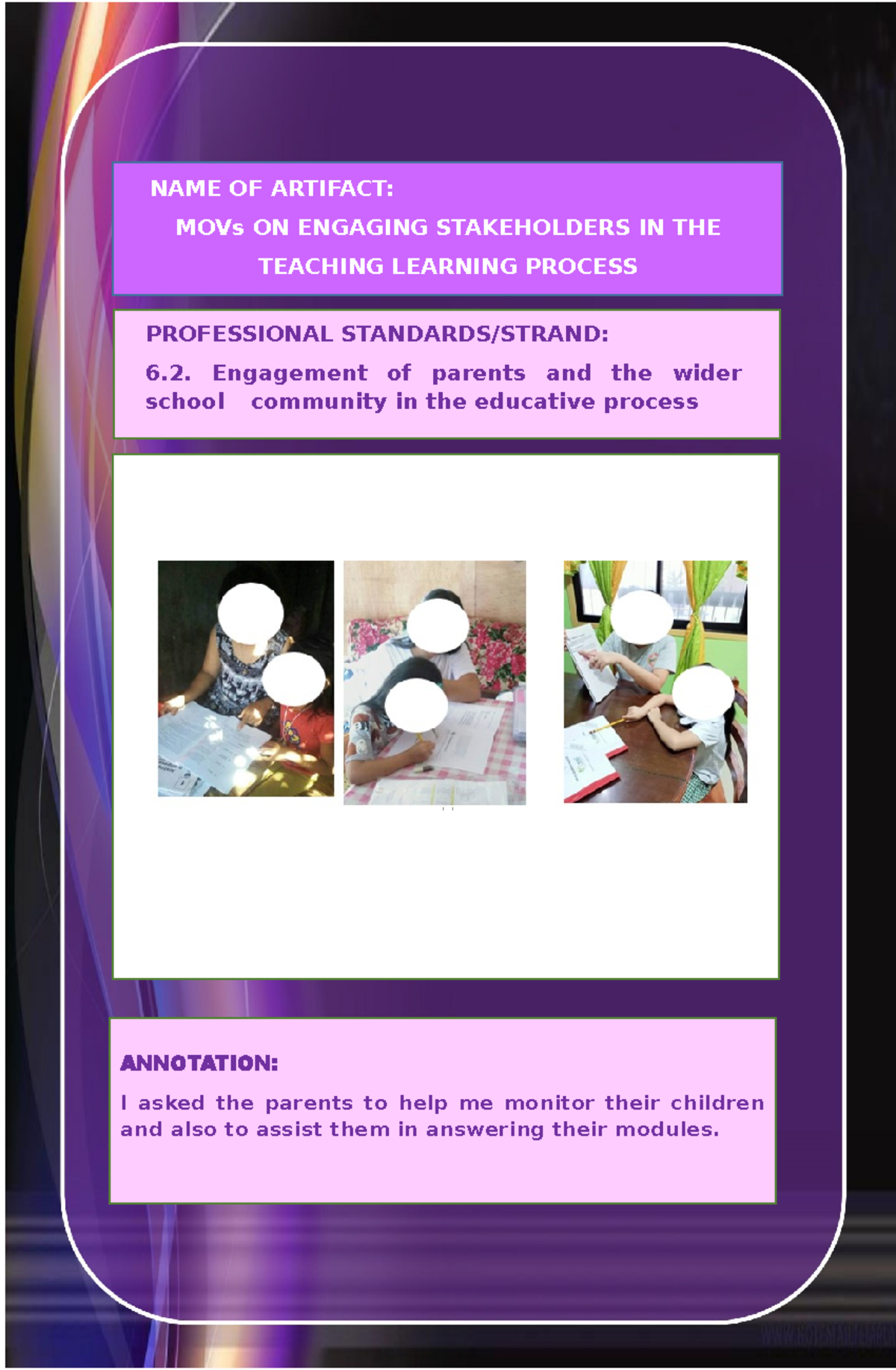 LDM2-Design-3 - LDM - PROFESSIONAL STANDARDS/STRAND: 6. Engagement of ...