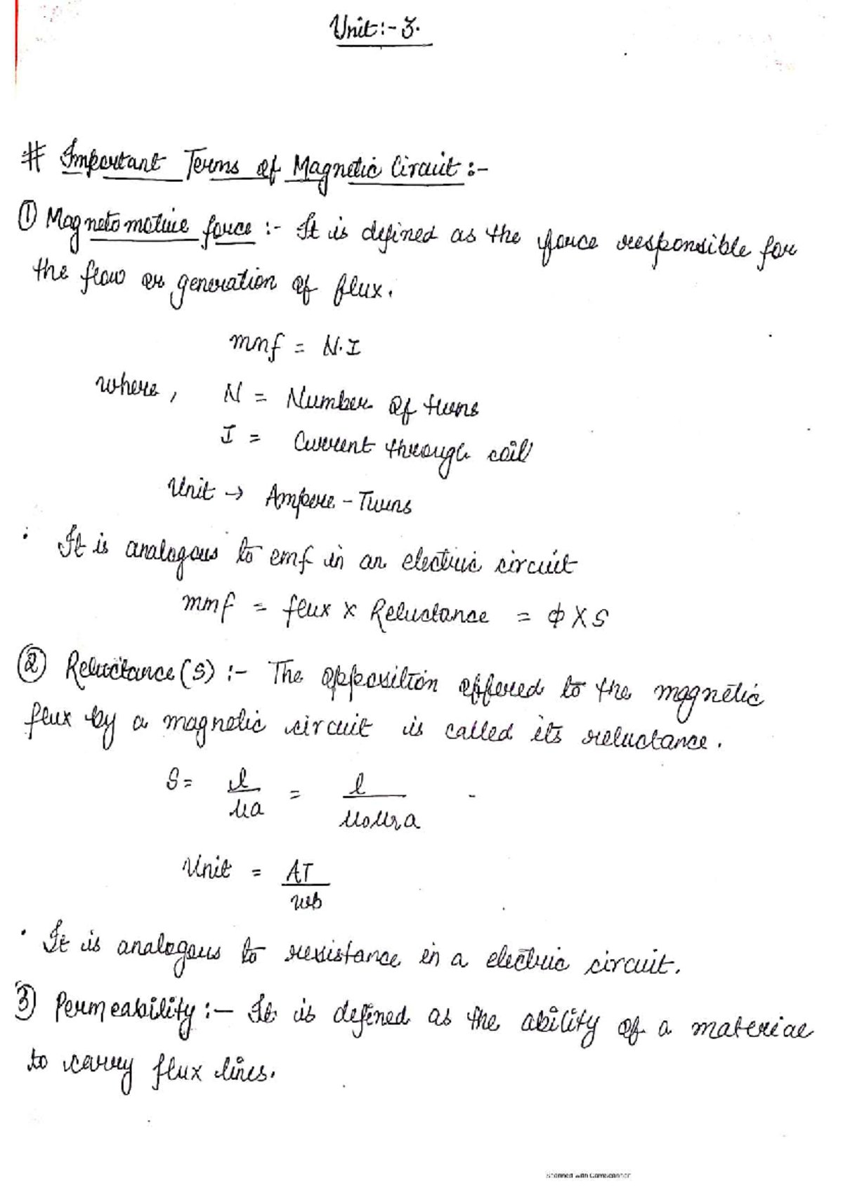 Unit 3 Transformer (Page 1 to 13) - B.tech - Studocu