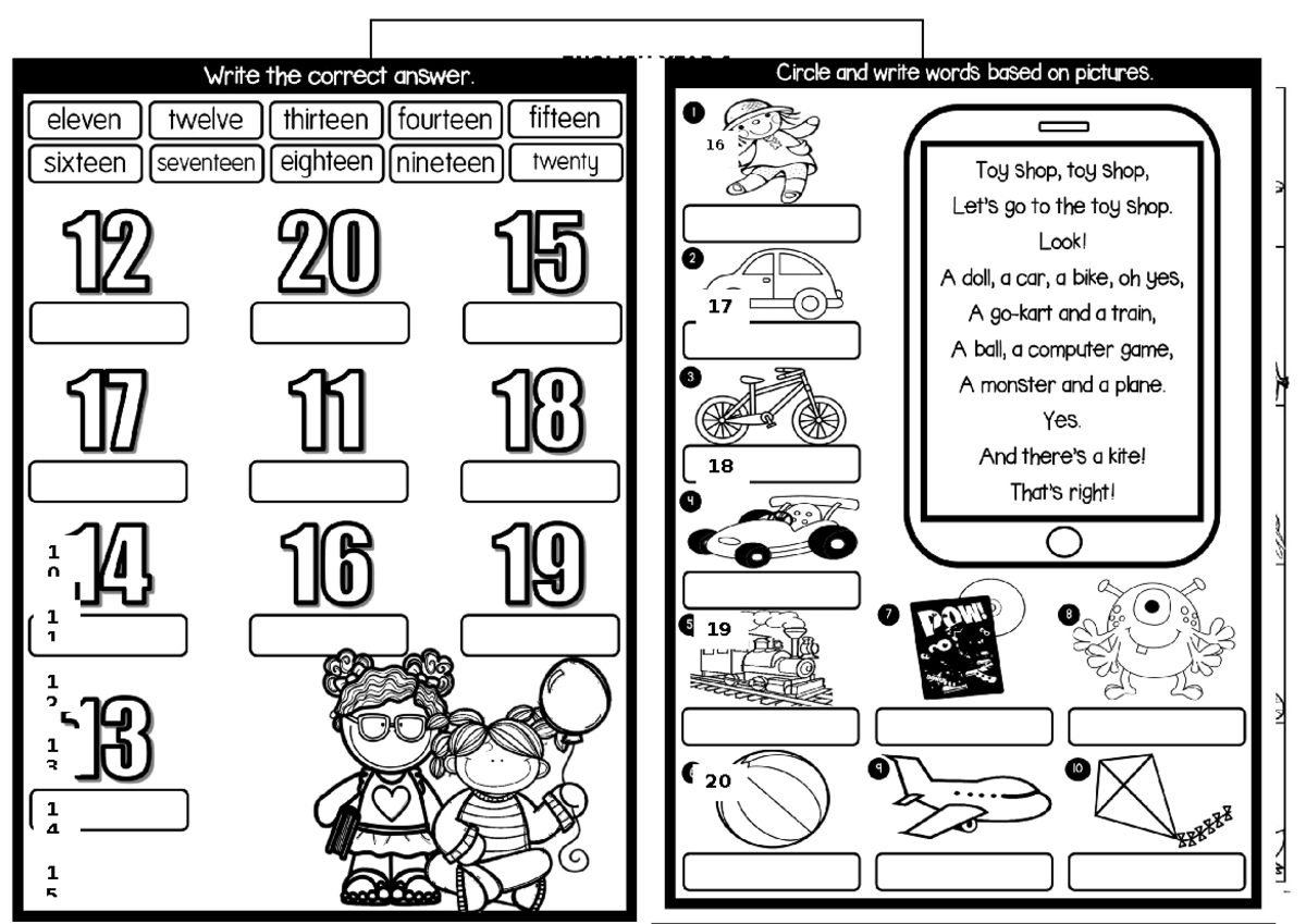 YEAR 1 - English - english tahun 1 - ENGLISH YEAR 1 1 0 1 1 1 2 1 3 1 4 ...