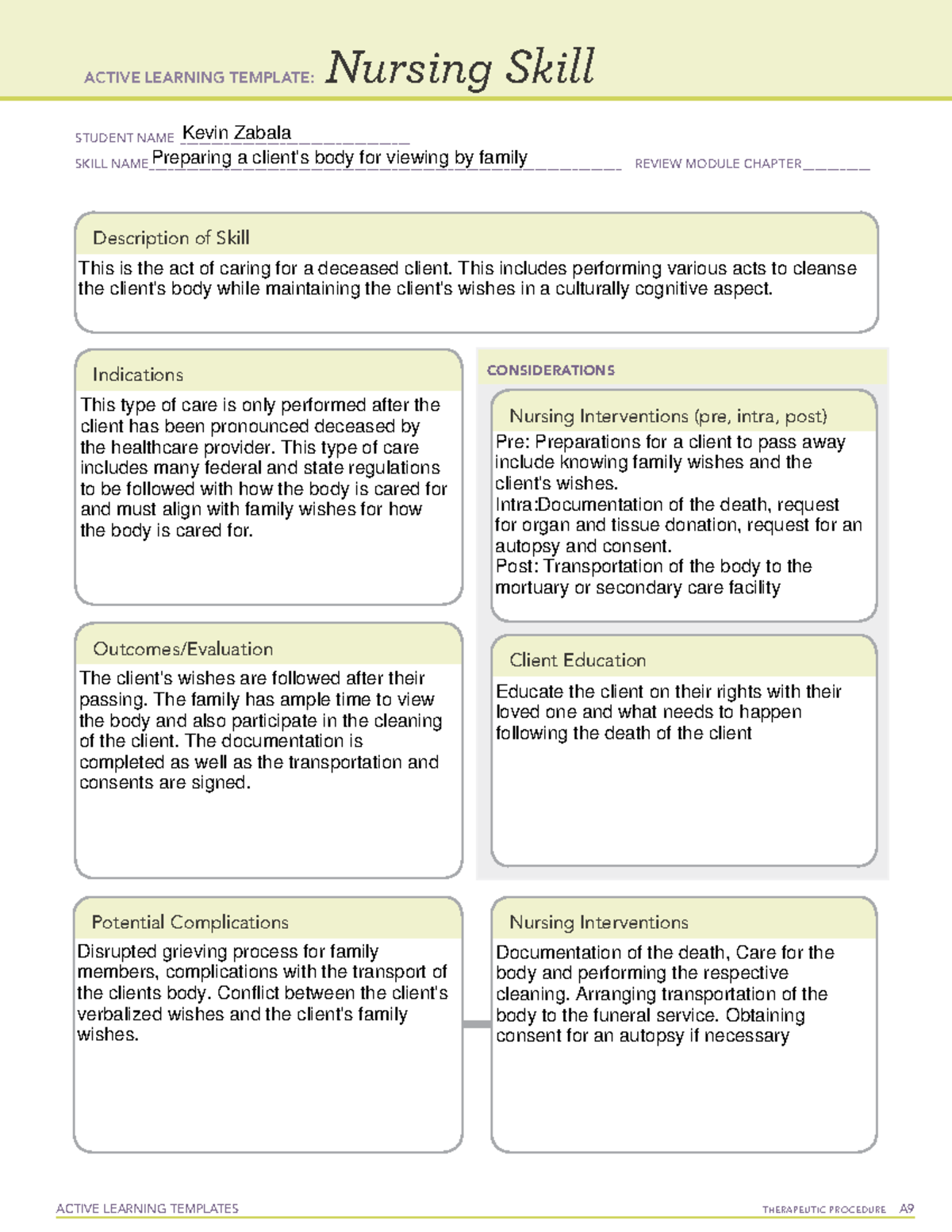 Postmortem - Focused Reviews - ACTIVE LEARNING TEMPLATES THERAPEUTIC ...