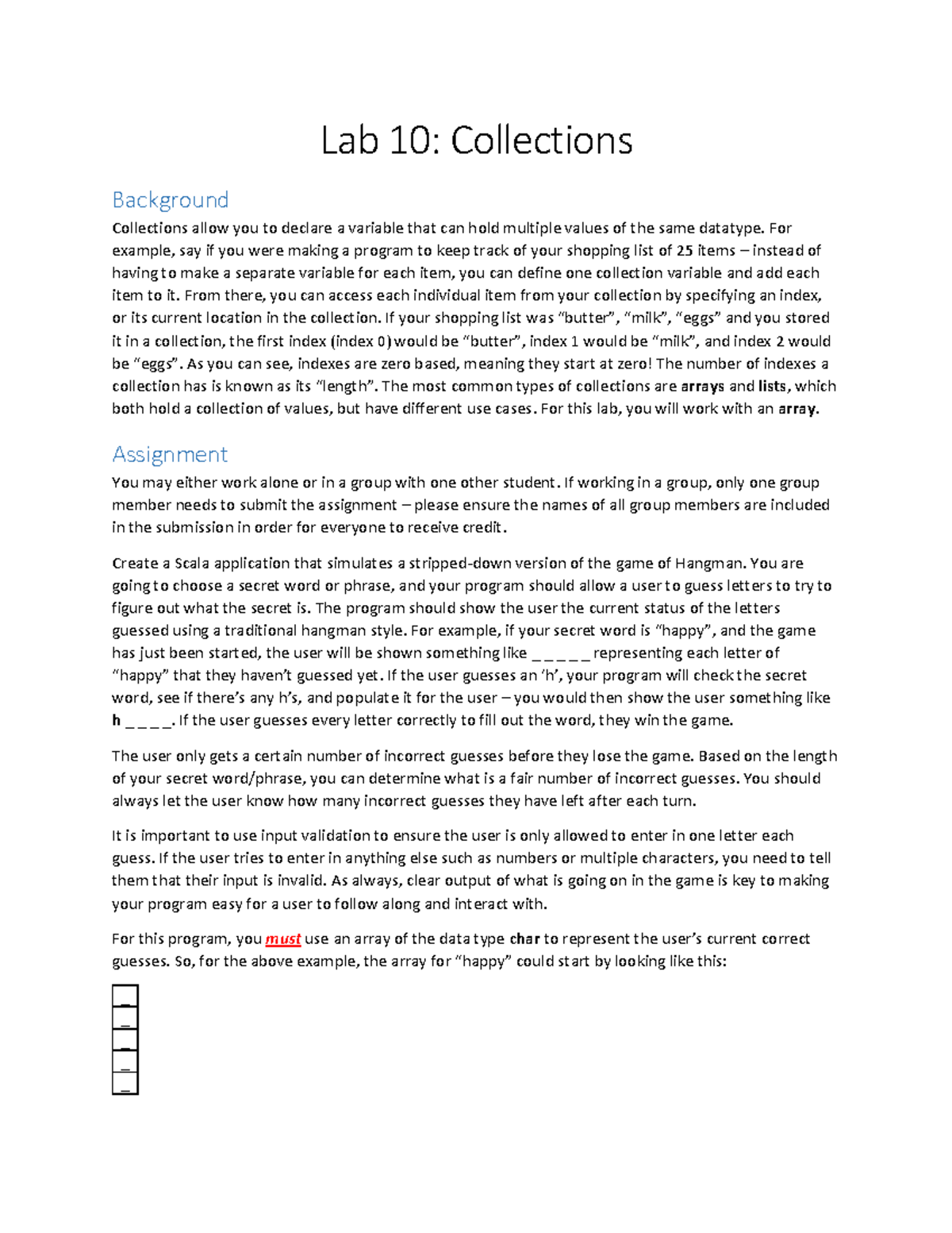 Lab10 Collections Lab 10 Collections Background Collections Allow You To Declare A Variable