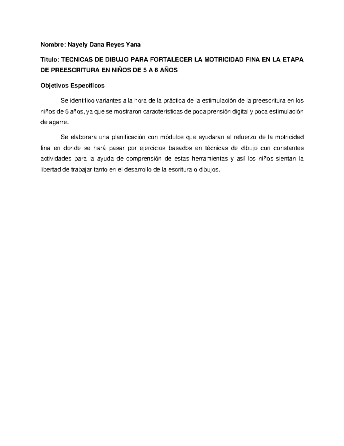02.Nayely Reyes - pedagogia y planificacion de la motricidad - Nombre ...