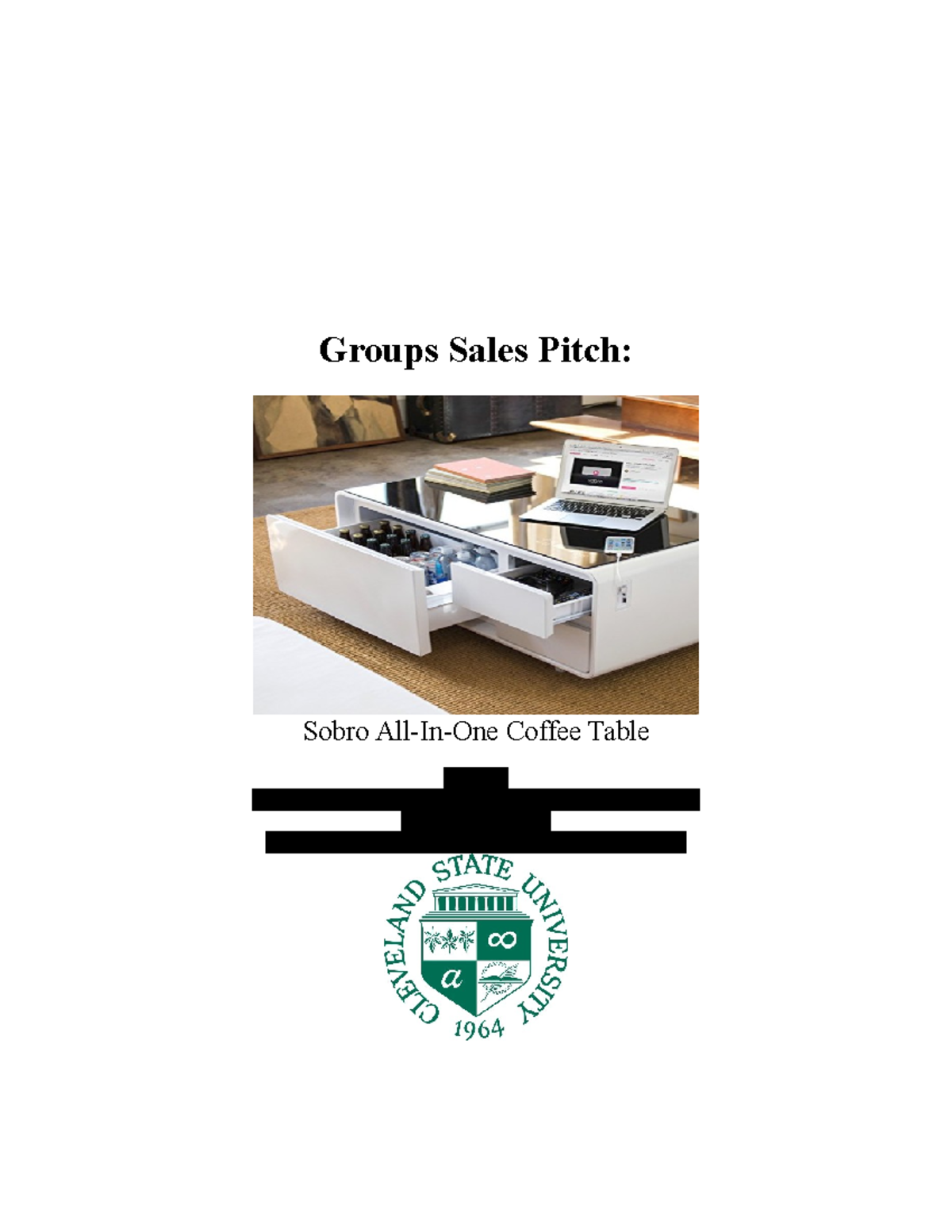 Groups Sales Pitch - Groups Sales Pitch: Sobro All-In-One Coffee Table ...