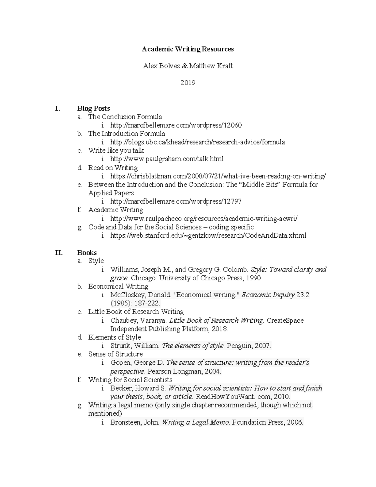 Academic writing guides and resources - final - Academic Writing ...
