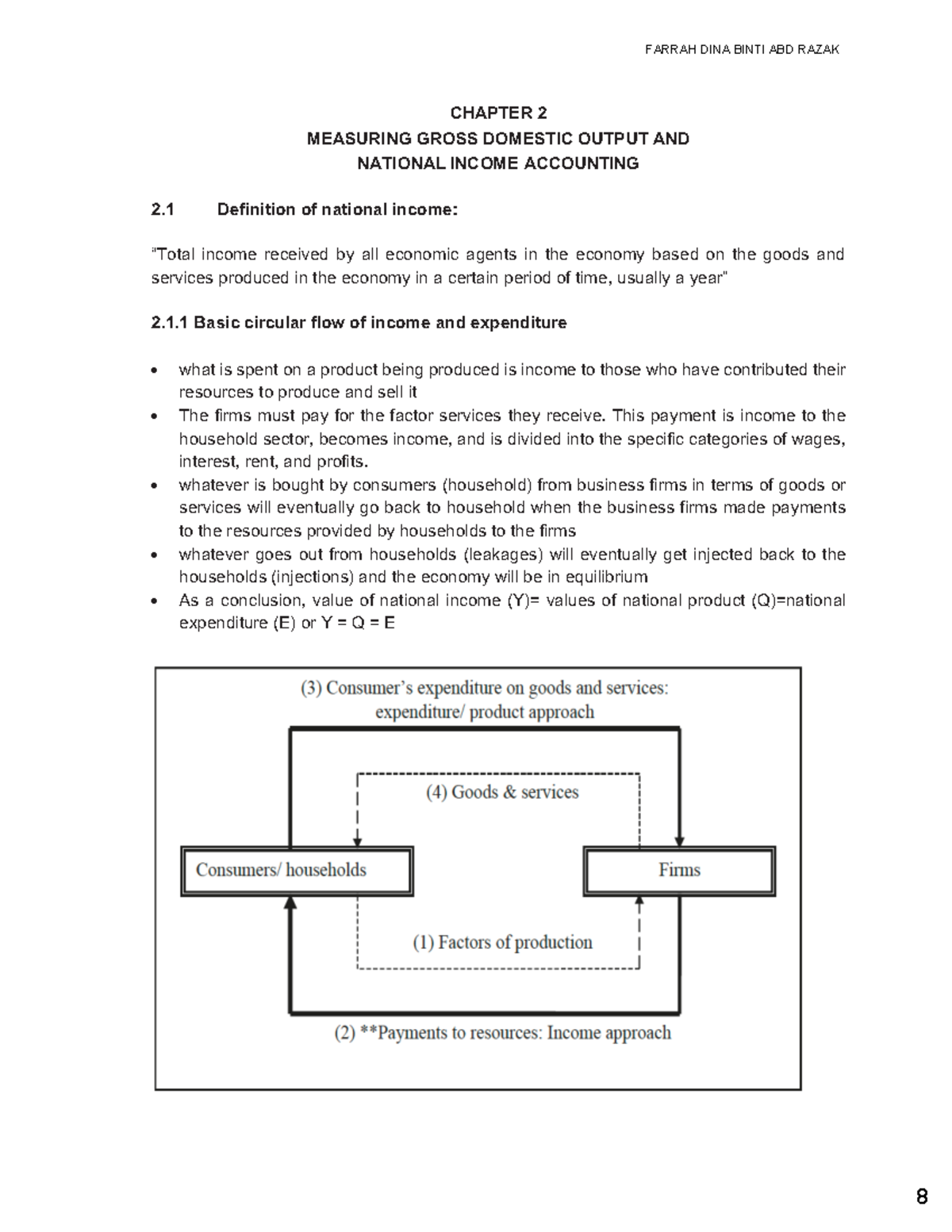 ECO211 Chapter 2 - CHAPTER 2 MEASURING GROSS DOMESTIC OUTPUT AND ...