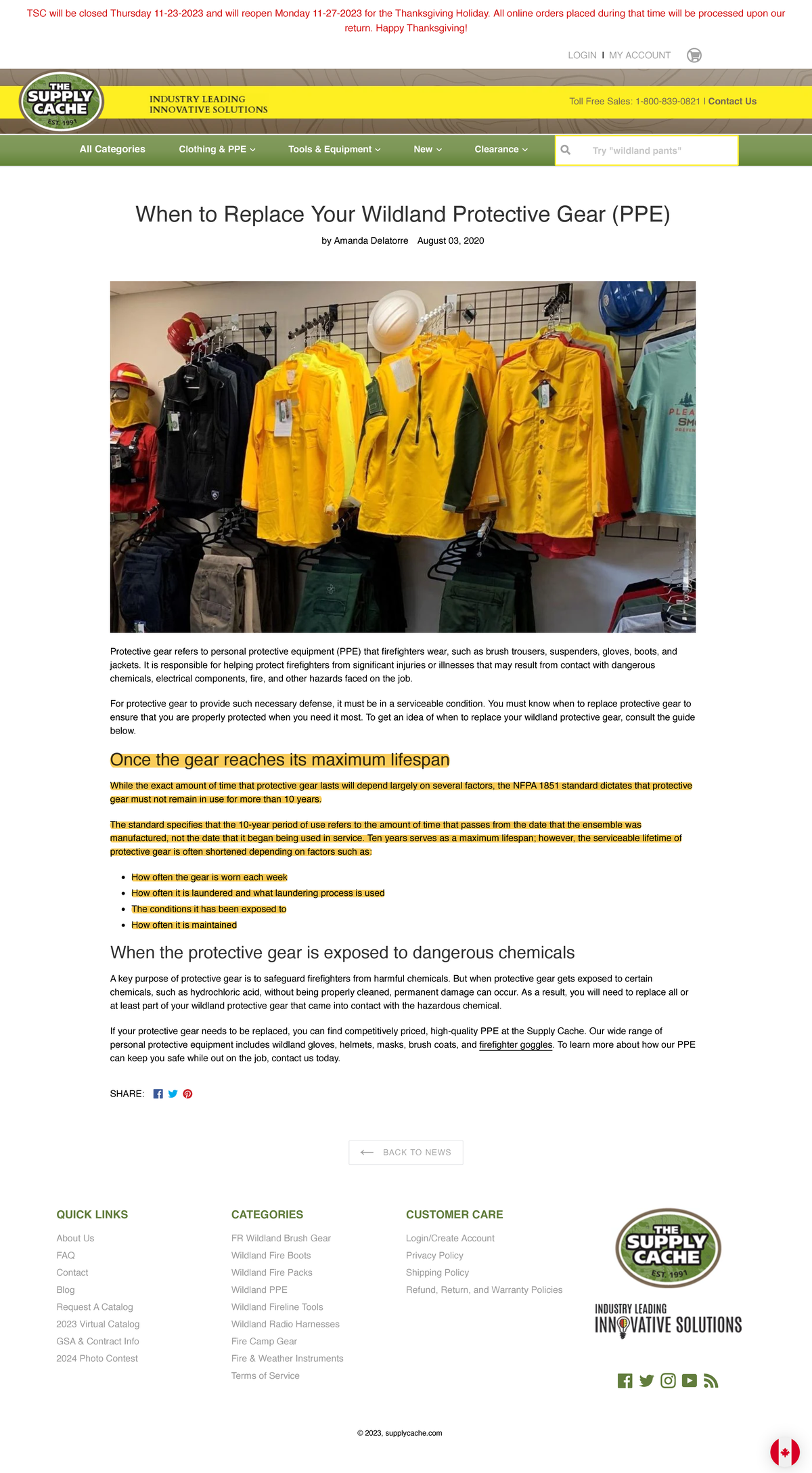 When to Replace Your Wildland Protective Gear (PPE) - It is responsible ...