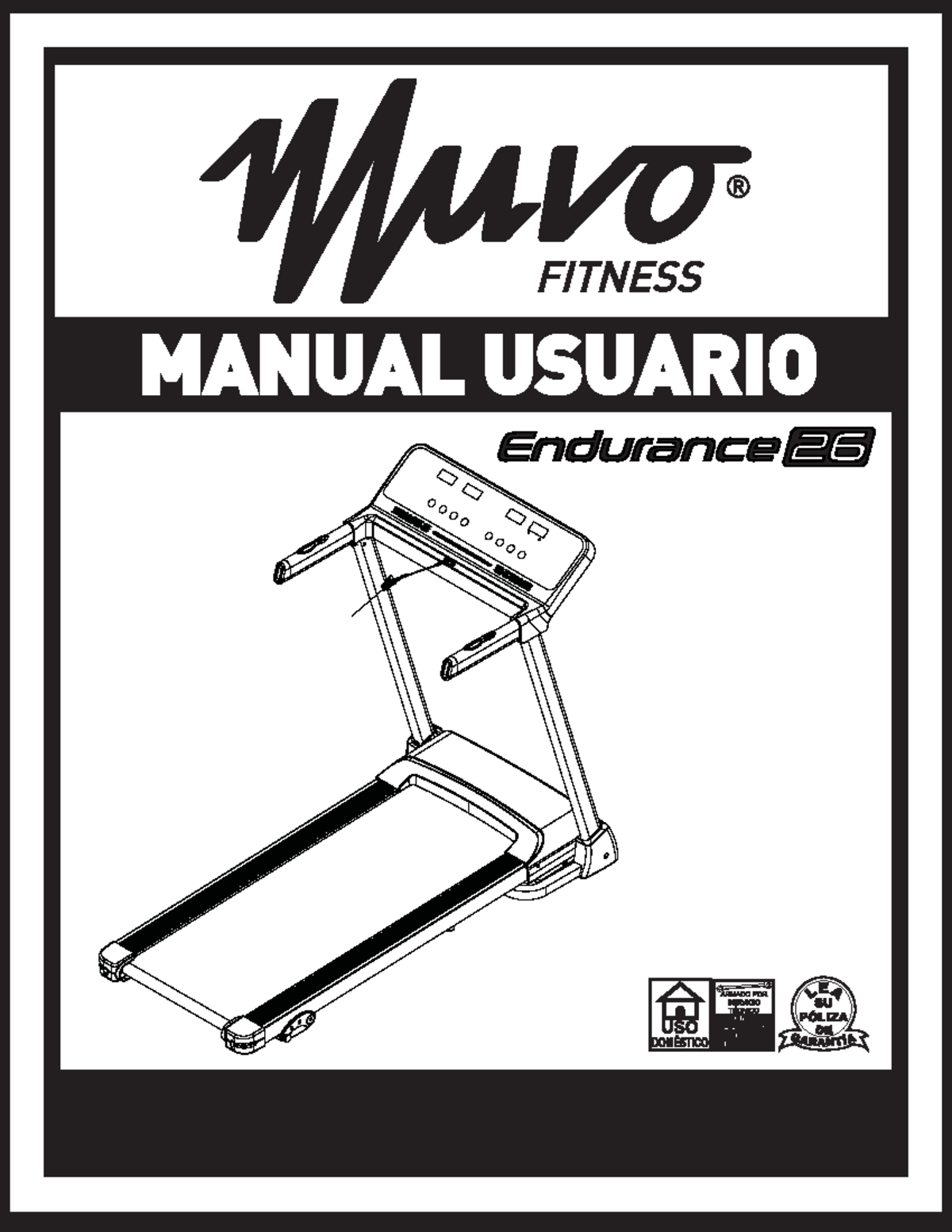 Muvo Endurance 26 Manual Uso - TABLA DE CONTENIDOS TABLA DE CONTENIDOS ...