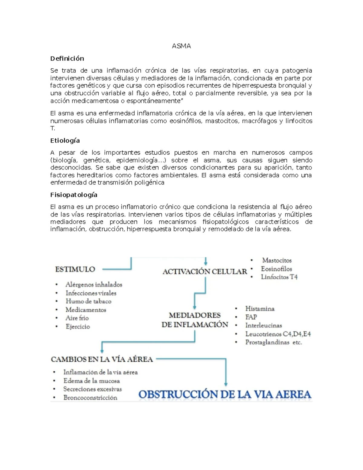 ASMA Información - Asma apunntes - ASMA Definición Se trata de una ...