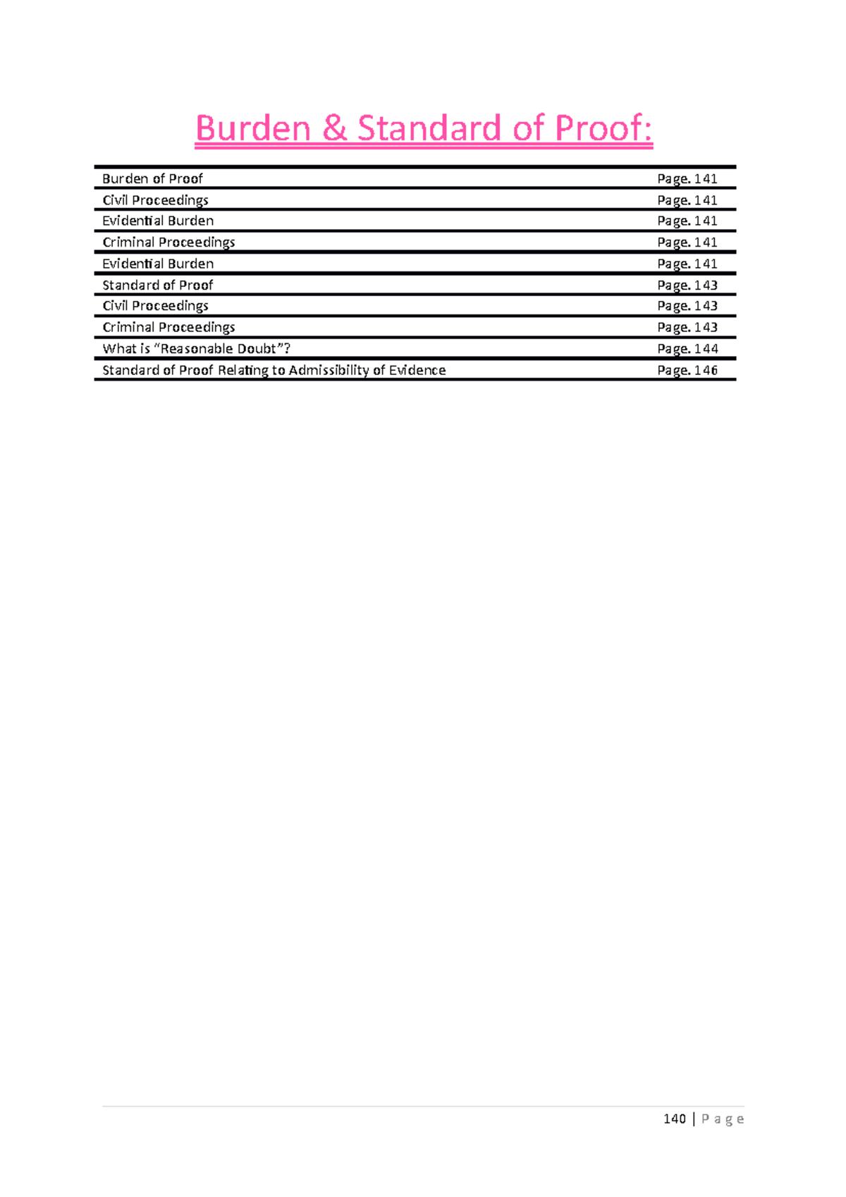 9. Burden & Standard of Proof - Burden & Standard of Proof: Burden of ...