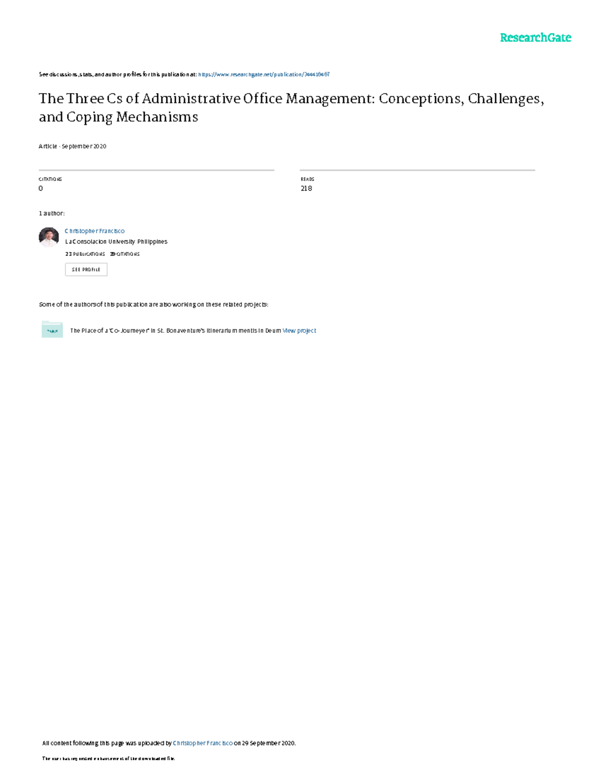 AOM Term Paper- Office Administration 1 - BSBA Management - Studocu