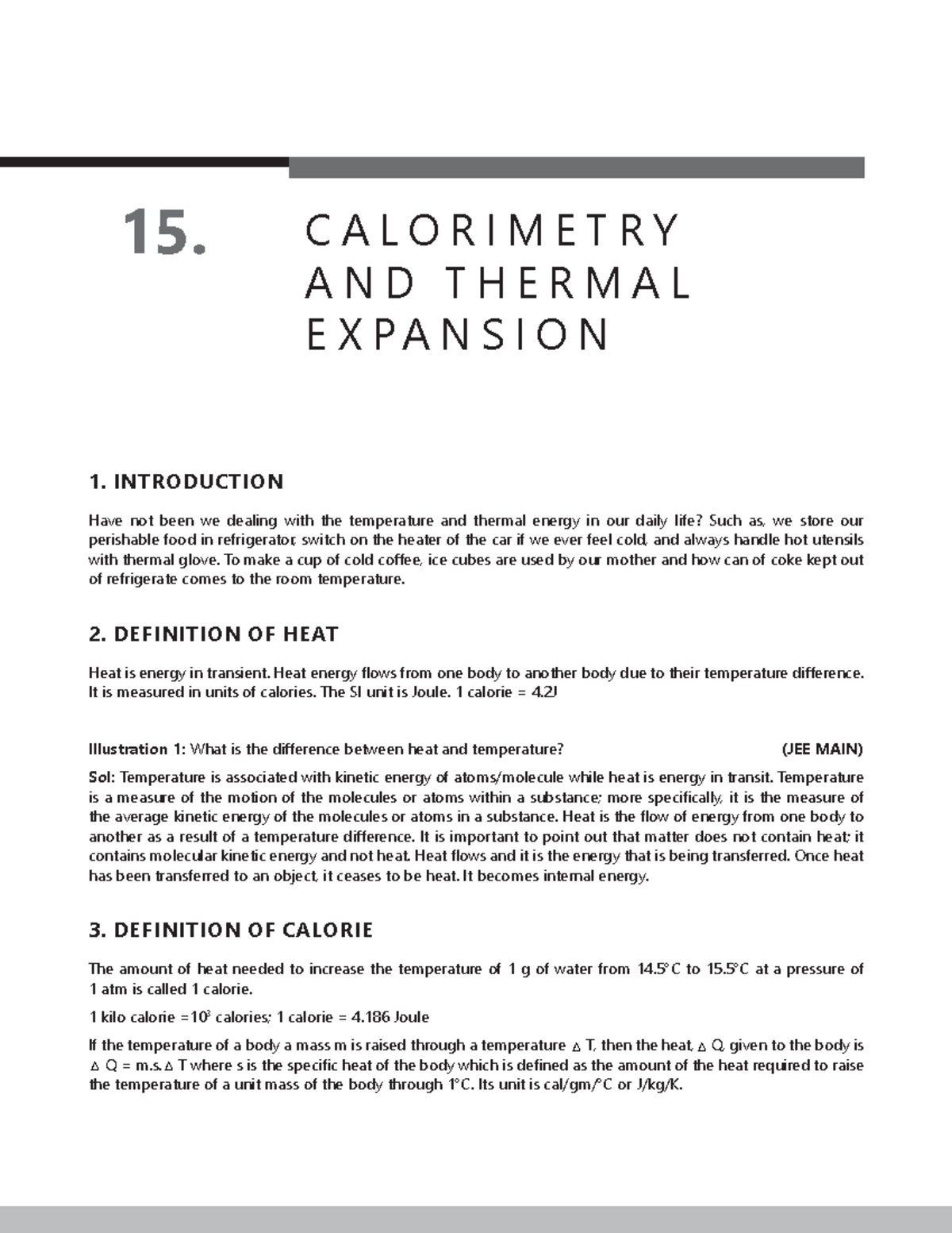 Calorimetry&Heat-Transfer - 15. C A L O R I M E T R Y A N D T H E R M A ...