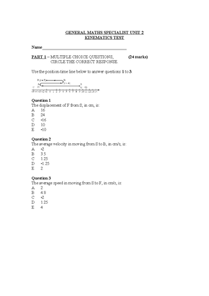 Specialist Maths formula sheet - SPECIALIST MATHEMATICS Written ...