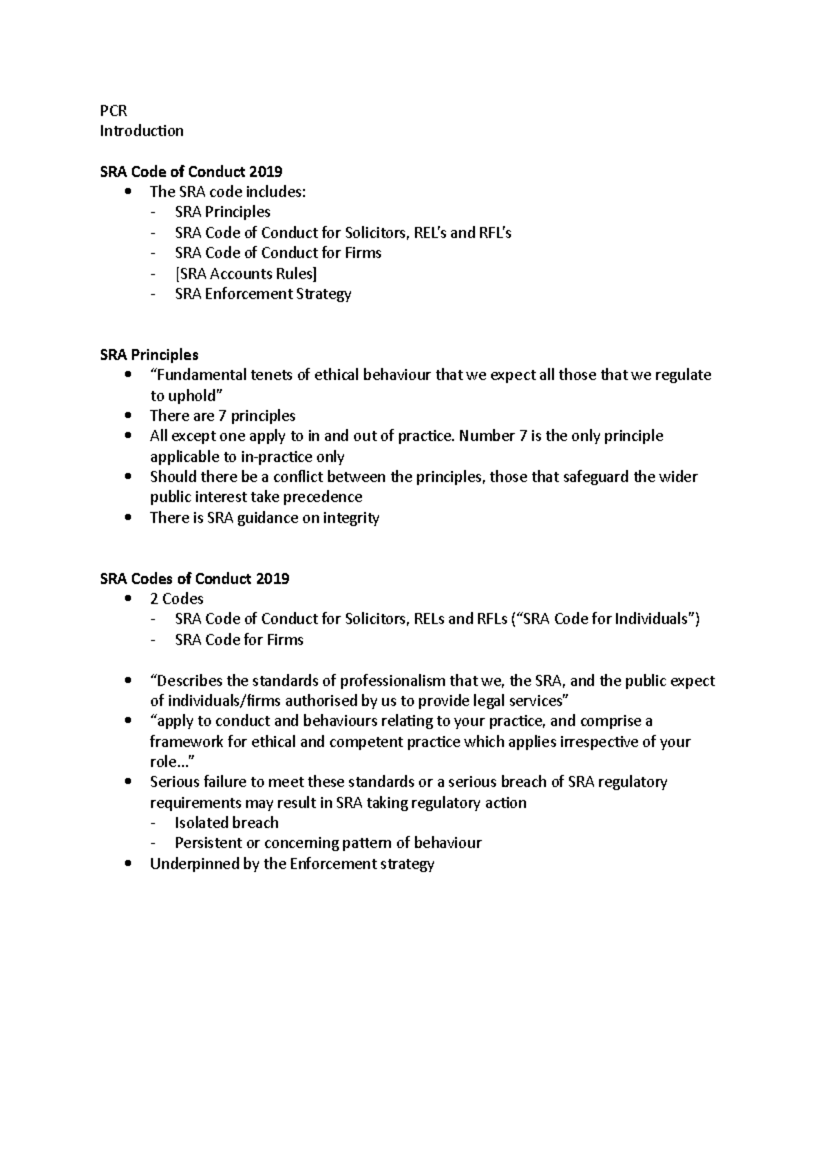 PCR- intro - Lecture notes 1 - PCR Introduction SRA Code of Conduct ...
