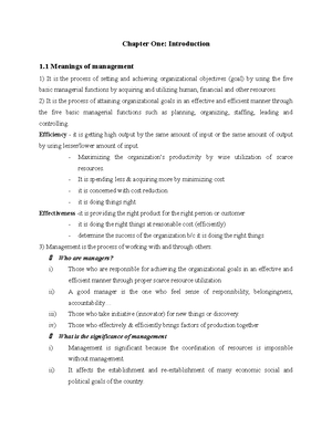 Chapter 6 - management - CHAPTER 6 Innovation, Change and ...