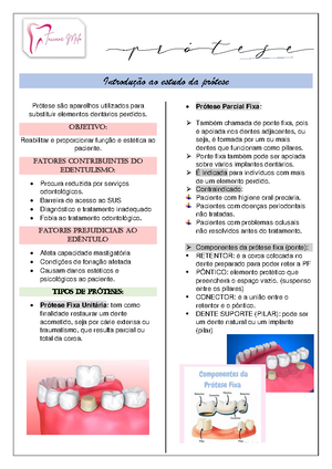 Prótese Fixa – Aula 2 - Materiais e Técnicas de Moldagem - Clínica ...