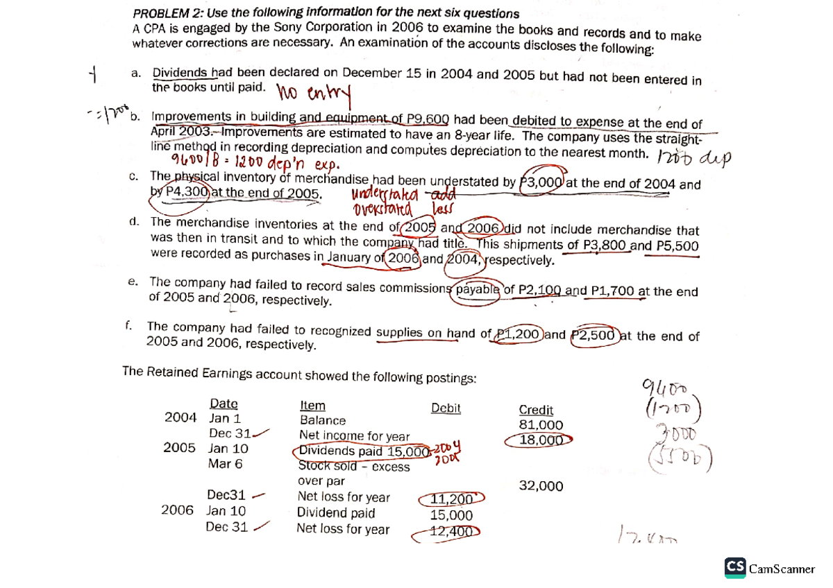 Problem 2 Aud and assurance concepts and application 1 - Accountancy ...