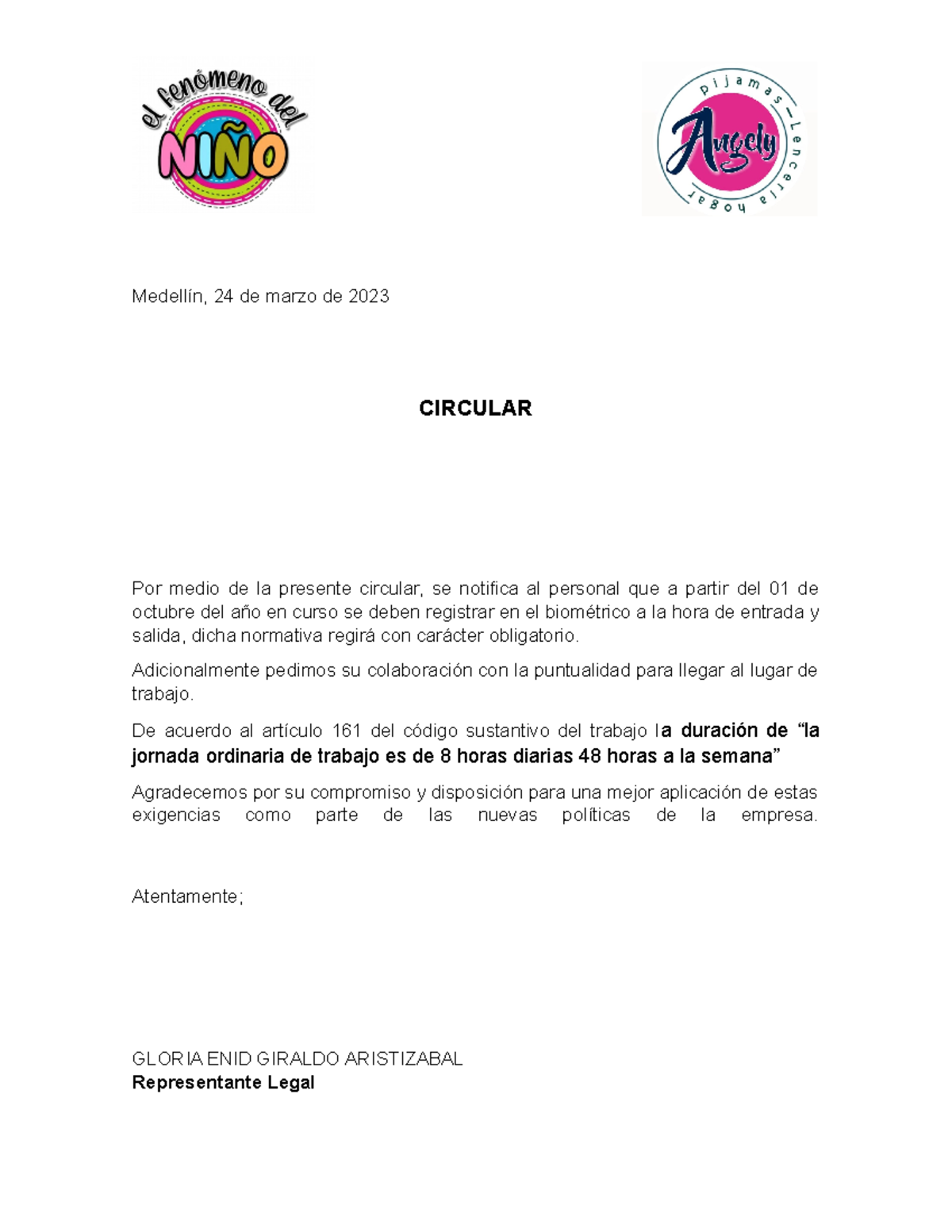 Circular - Medellín, 24 de marzo de 2023 CIRCULAR Por medio de la ...